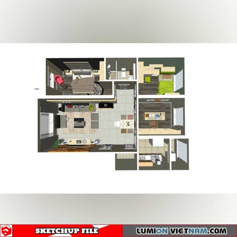 APARTMENT [SKETCHUP MODEL]