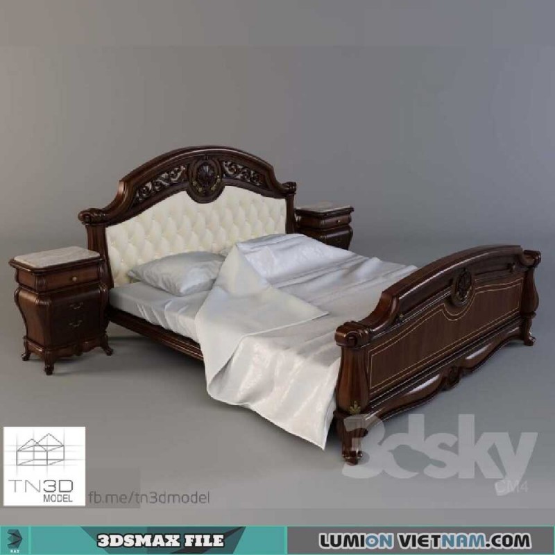 CLASSIC BED [3DSMAX MODEL]