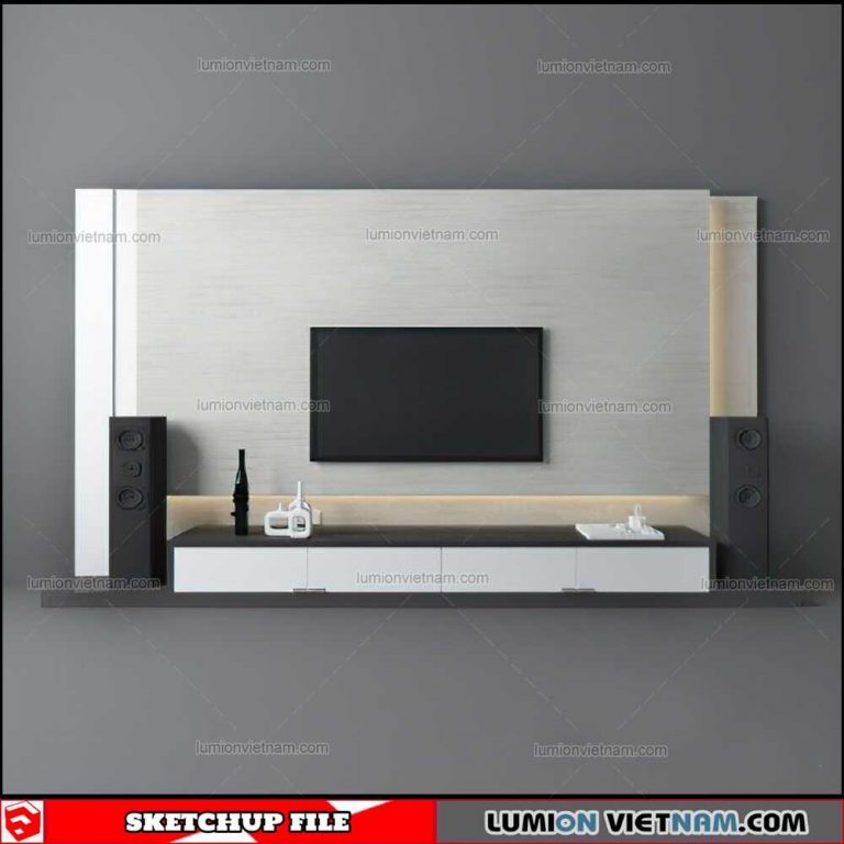 Wall Unit - Sketchup Models