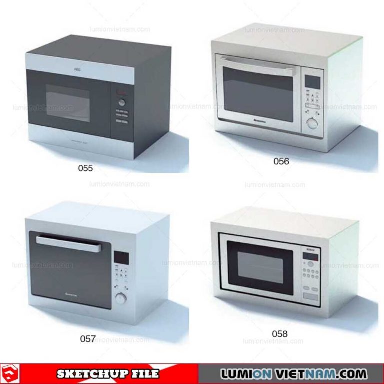 Micro Wave - Sketchup Models By Nha Tay