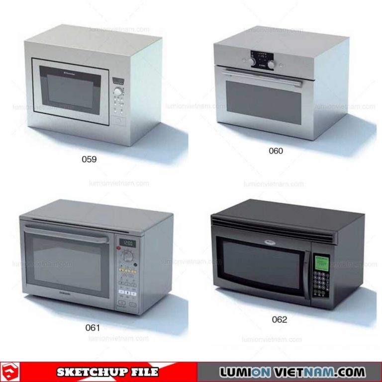Micro Wave - Sketchup Models By Nha Tay