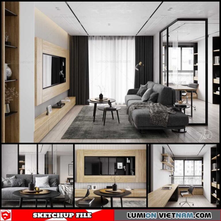 APARTMENT [SKETCHUP MODEL]