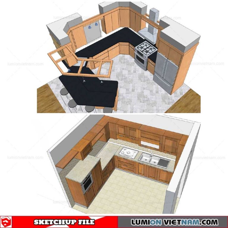 Kitchen Cabinet - Sketchup Models By SU84