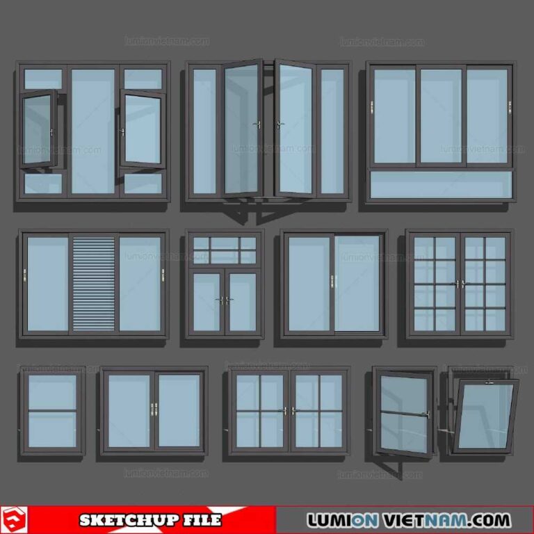 Windown - Sketchup Models By Cuong Covua