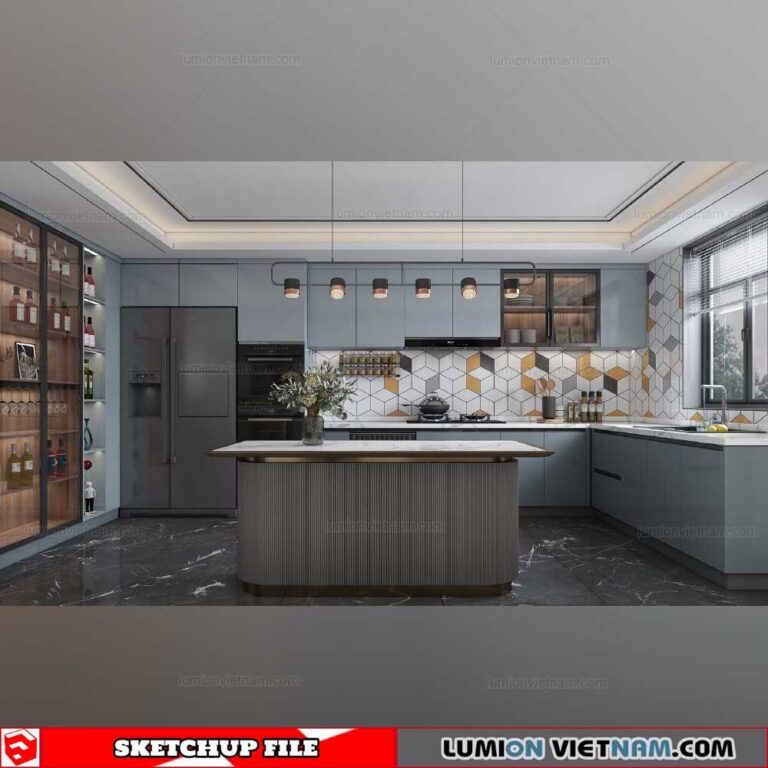 Kitchen Cabinet - Sketchup Models By Tran Nam