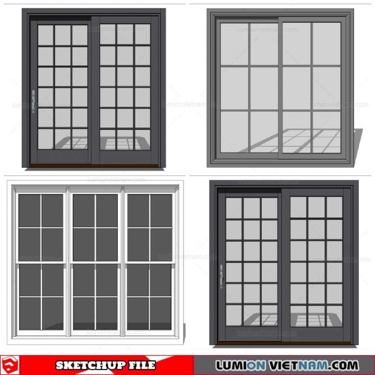 Windown - Sketchup Models By SU84