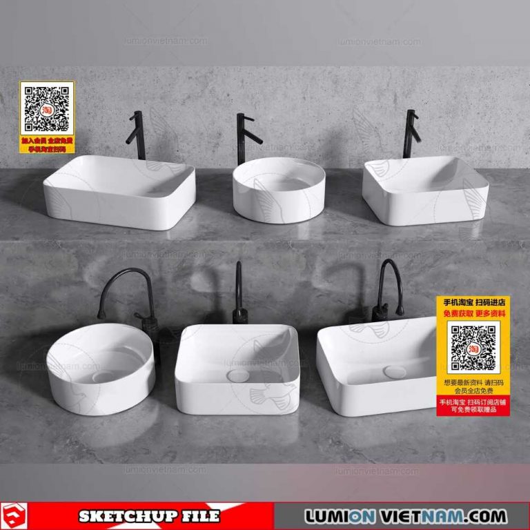 Washbasin - Sketchup Models By Su84