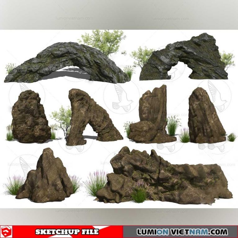 Landscape Stone - Sketchup Models By Su84