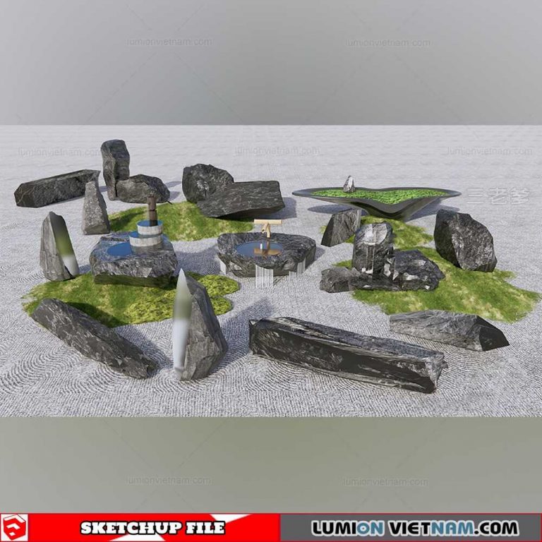 Landscape Stone - Sketchup Models By Su84