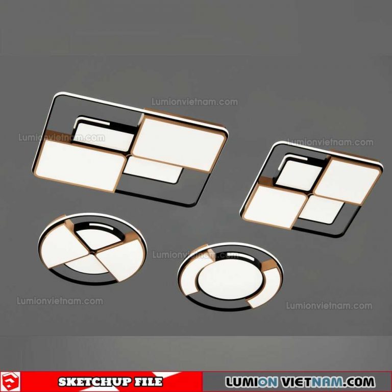 230705. Ceiling Light Sketchup 3D Models