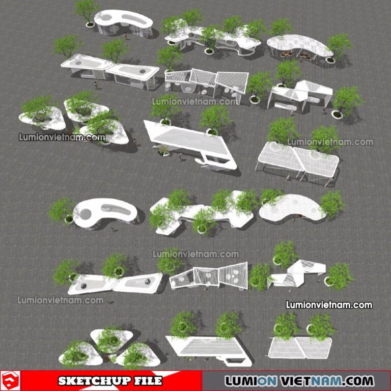 230401. Pergola Sketchup Models