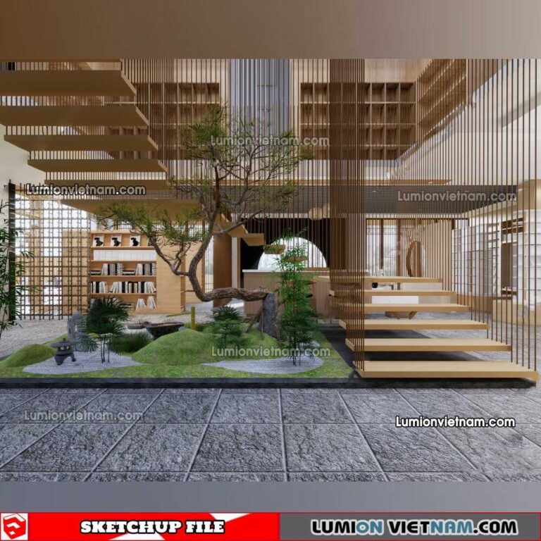 230417. Library RoomSketchup Interior Model