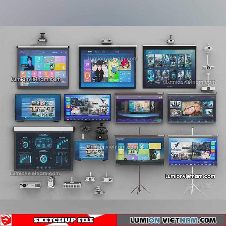 230504. Projector Sketchup Models