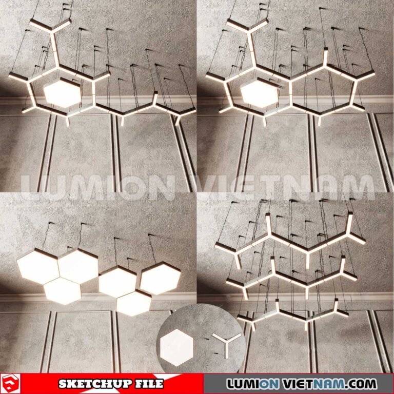 230705. Ceiling Light Sketchup 3D Models