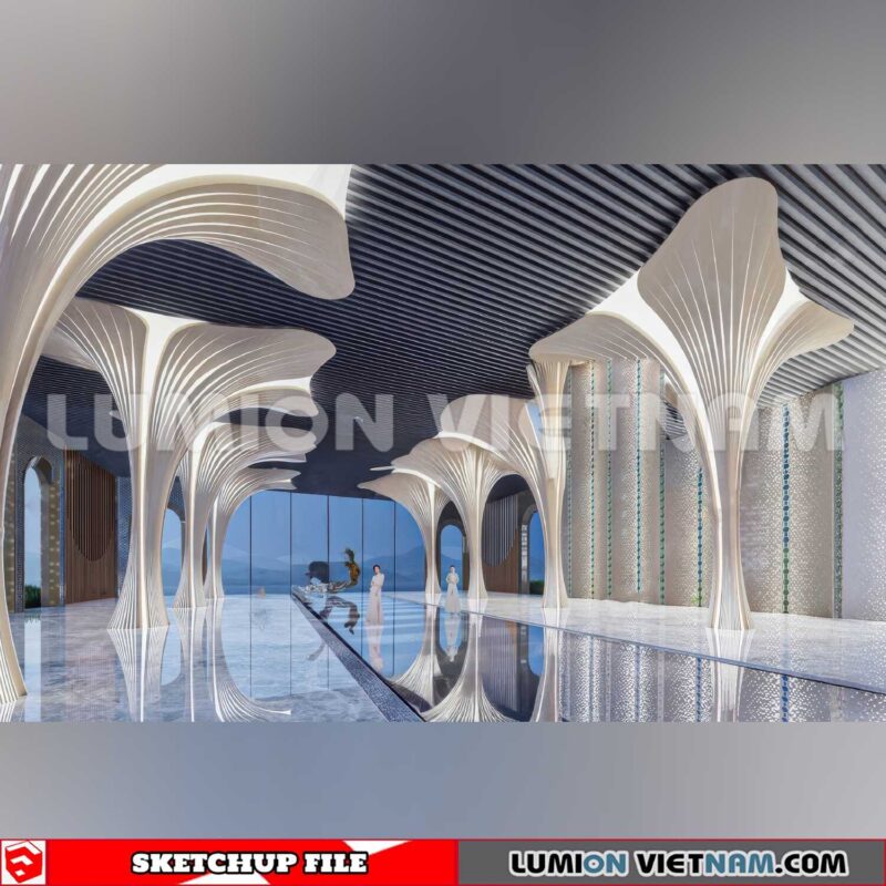 240912. Decorative Columns Sketchup 3D Models